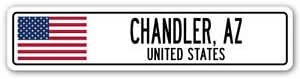 Amazon.com - Pack of 4 Stickers - Chandler, AZ, United States Street ...