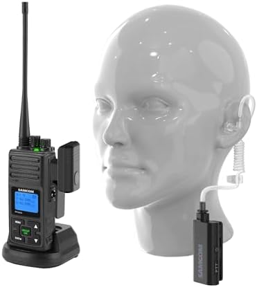 Amazon.com: TWAYRDIO Two Way Radio Bluetooth Headset Wireless Earpiece ...