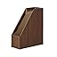 Amazon | セキセイ ボックスファイル A4 タテ WOODS STYLE ダークブラウン WDS-8650-45 | ボックスファイル | 文房具・オフィス用品
