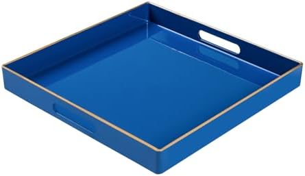 Amazon.com: MAONAME 13" Gold Decorative Tray, Serving Tray with Handles ...