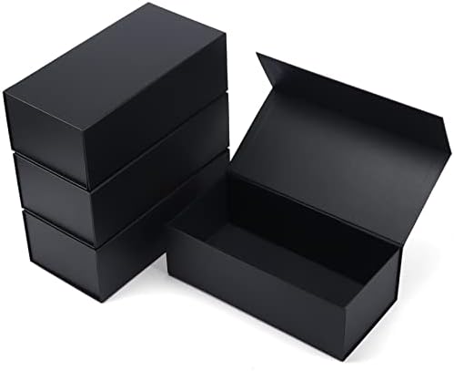 Amazon.com: Ditwis 4 Pack 8x8x4 Inches Gift Boxes with Magnetic Closure ...
