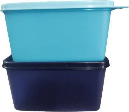 Tupperware Keep tab m Plastic Utility Container (navy blue + sky blue ...
