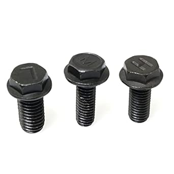 PZRT Reverse Thread Machine Screws, 3pcs Black Metal, 6mm, 7mm, 8mm ...