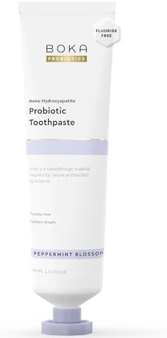 Amazon.com: Boka Pasta de dientes sin flúor, pasta de dientes nano ...