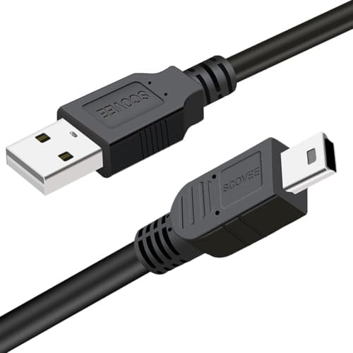 Amazon.com: ienza Long 10FT Mini-B USB Cable Cord Wire for HyperX ...