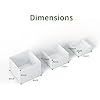 Amazon.com: Acrylic Buffet Risers, 3PCS White Display Risers for Buffet ...