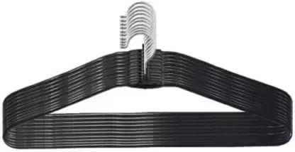 Absolute Buy Plastic Shirt Pack of 20 Hangers for Shirt (Black ...