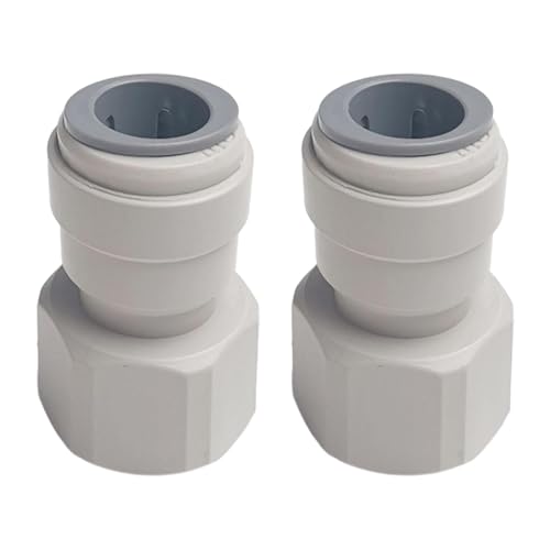 2Pcs Female 1/2inch BSP to 12mm Push Pipe Fit Water Adaptor, Water ...