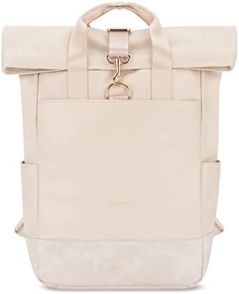 Expatrié Rucksack Damen Beige - Adele - Rolltop Tagesrucksack Elegant ...