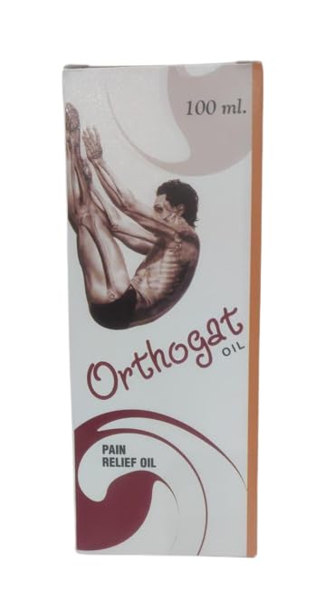 Orthogat Pain Relief Oil 100ml - Ayurvedic, Unisex, All Ages - Adults ...