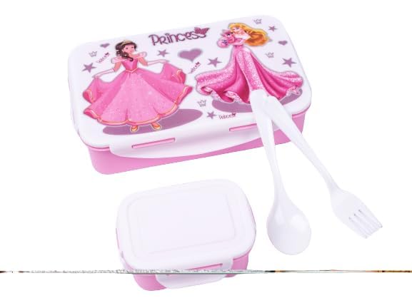 Buy Entisia Princess Lunch Box - Unbreakable Plastic Cartoon Princess ...