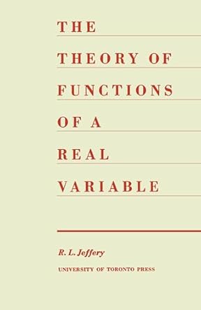 Buy The Theory of Functions of a Real Variable (Second Edition) (Heritage) Book Online at Low ...