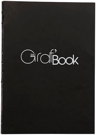 Clairefontaine - Ref 975801C - Graf Book 360 Raw Binding Book (100 ...
