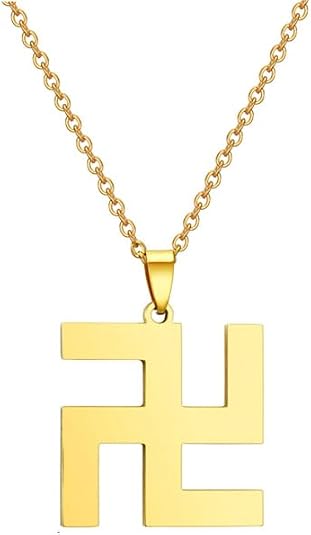 MysticNook Thickened alloy Buddhist swastika (an auspicious symbol on ...