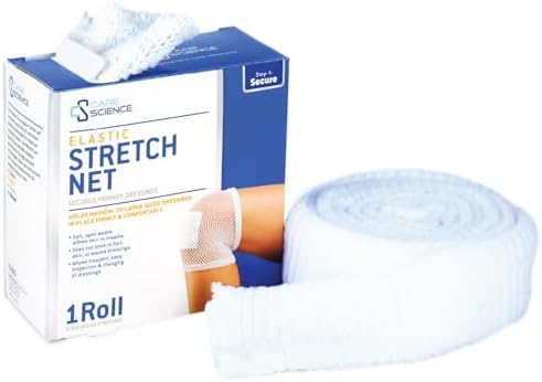 Amazon.com: Care Science Elastic Stretch Net, 1 Roll, 5 Yards | Premium ...