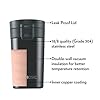 Borosil Hydra Coffeemate 260 ml Stainless Steel Travel Mug | Double ...