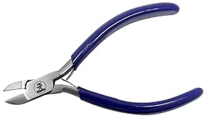 Slim 4-1/2" Bevel Side Cutters - Blue Jewelry Making Wire Pinching ...