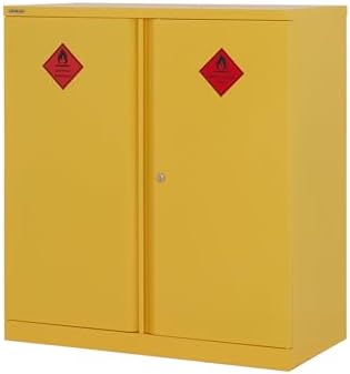 BiGDUG Hazardous Substance Storage Cabinet - Metal COSHH Cupboard, HSE ...