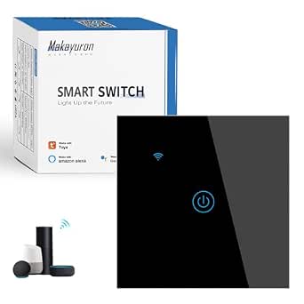 Makayuron TuyaSmart WiFi Touch Switch (التحكم الصوتي) – Alexa & Google ...
