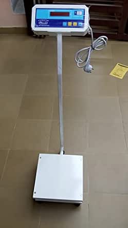 Weight capacity 150kg x 50g Electronic Weighing Machine With Back Pole ...