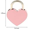 3 Pcs Small Metal Heart Shaped Padlock Mini Lock with Key for Jewelry ...