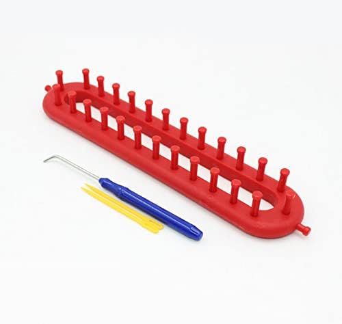 Amazon.com: Rectangle Knitting Loom Set, Knitting Loom Scarf Rectangle Crochet Hook with Needles ...