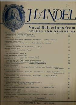 G.F. Handel - Recitative & Aria from Xerxes Ombra Mai Fu Mezzo-Soprano ...