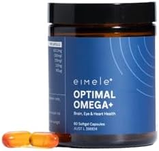 Amazon.com: eimele | Optimal Omega+ | Plant-Based Omega-3 EPA & DHA ...