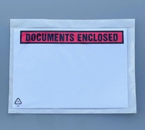A5 Printed Document Enclosed Self Adhesive Labels/Pouches/Wallets ...