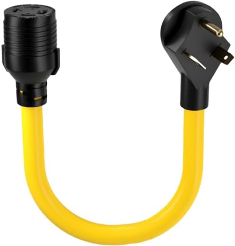 Amazon.com: SURIEEN NEMA TT-30P to L14-30R Adapter Cord, 30 Amp 3 Prong ...