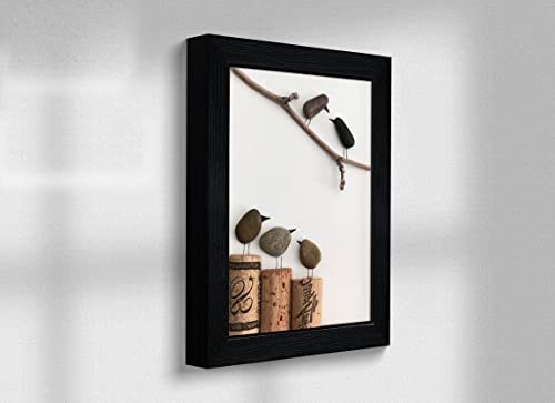 FRAMOREY Black A3 Size Frames, Wooden Shadow Deep View Picture Frames ...