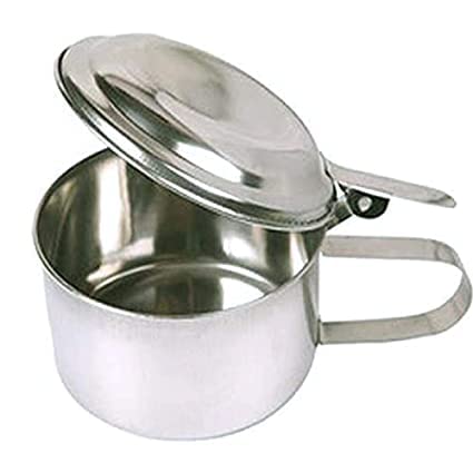 Buy Medheal Stainless Steel Sputum Cup/Sputum Mug (Pack of 2) Online at ...
