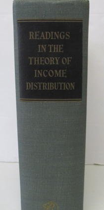 Readings in the Theory of Income Distribution: Unknown Author: Amazon ...