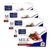 Jiyo Fresh Herbal Milk Soap -pack of 4 : Amazon.in: Beauty