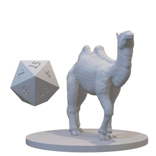 Amazon.com: Large Animal Miniature for DND Pathfinder RPG Unpainted ...