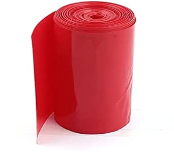 Pro3D 128mm 1-Meter PVC Heat Shrink Sleeve Red for Lithium Cell Pack ...