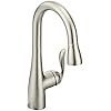 Moen Arbor Spot Resist Stainless One-Handle Pulldown Bar Faucet ...