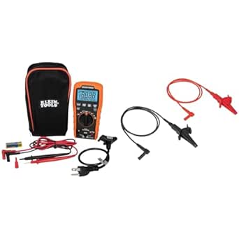 Klein Tools ET270 Auto-Ranging Digital Multi-Tester, AC/DC, Resistance ...
