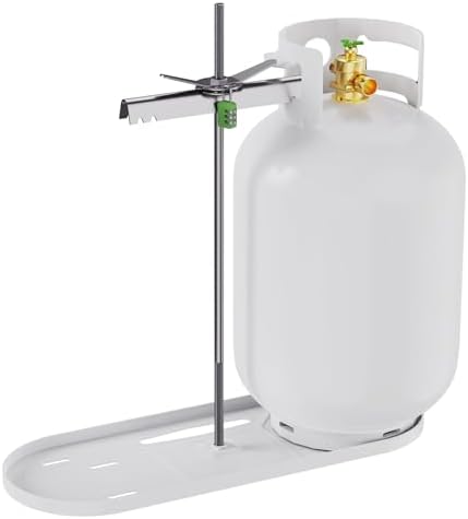 Amazon.com: RVMATE RV Dual Propane Tank Mounting Rack with Locking ...