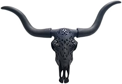 Amazon.com: Near and Deer Faux Taxidermy Decorative Carved Longhorn ...