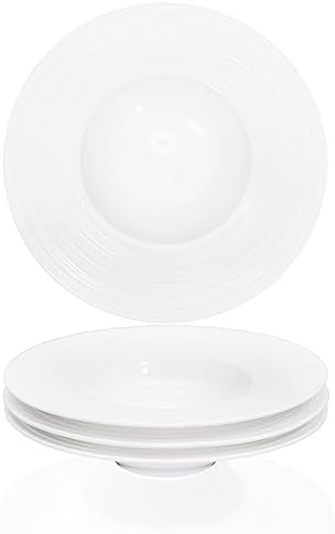 Amazon.com | Creativity Home Ceramic Wide Rimmed Soup Plate, Soup Bowl ...