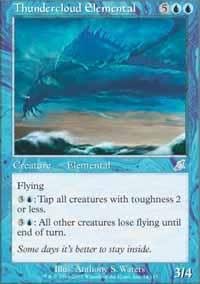 Amazon.com: Magic: the Gathering - Thundercloud Elemental - Scourge - Foil : Toys & Games
