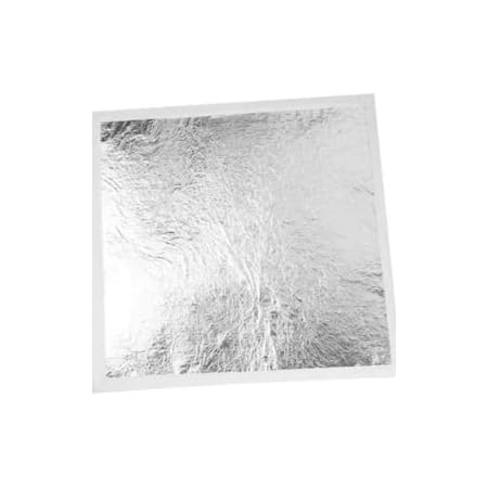 Genuine Edible Silver Leaf 25 sheets 80 x 80mm : Amazon.co.uk: Grocery
