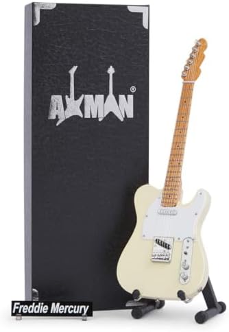 Axman Freddie Mercury Miniature Guitar Replica - Music Gifts - Handmade ...