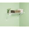 Amazon.com: Rubbermaid Direct Wall Shelf, 3 Ft. Wide, Mounting Hardware ...