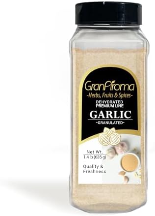 Amazon.com : GranAroma Granulated Garlic, 1.4 lb, Versatile Seasoning ...