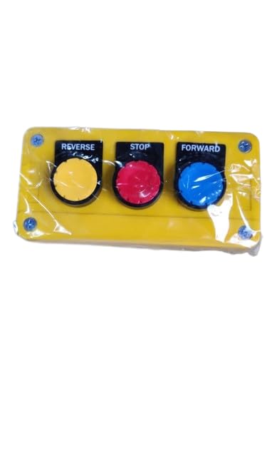 Push button station (3 Way Sigle Push Button Station) : Amazon.in ...