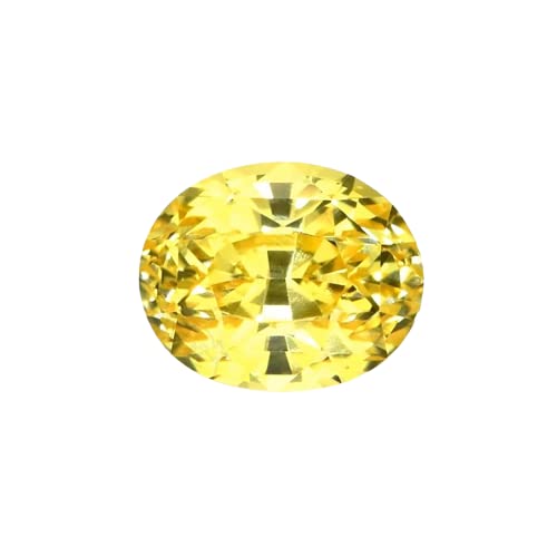All Stone Yellow Sapphire Stone Original Certified 4 Carat 4.40 Ratti ...