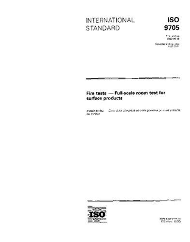 ISO 9705:1993, Fire tests - Full-scale room test for surface products ...