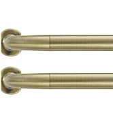 Amazon.com: 2 Pack 1Inch Diameter Wrap Around Curtain Rods, 28-48Inch ...